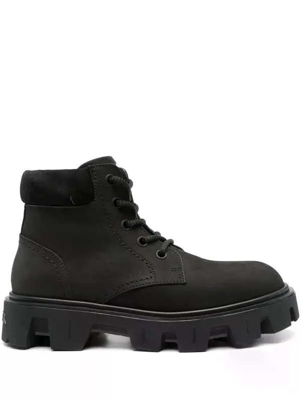 Moncler Peak City Lace-up Boots - Black