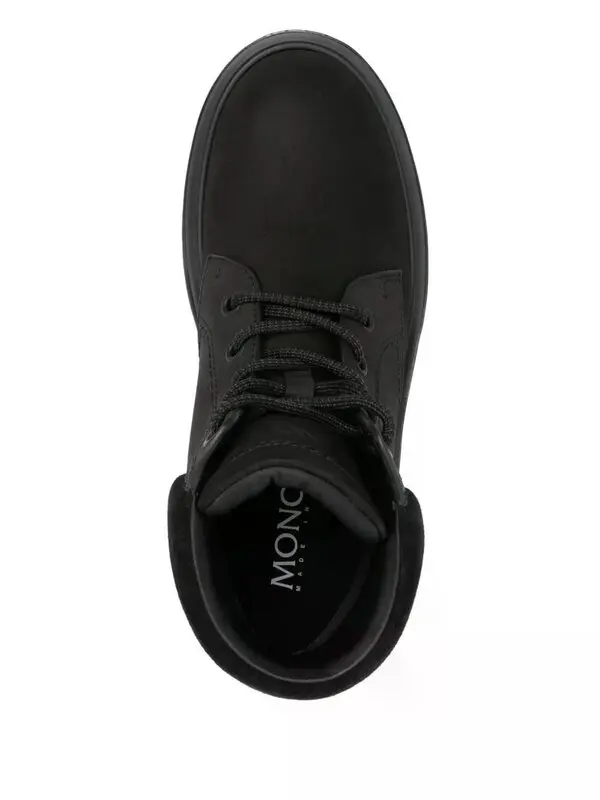 Moncler Peak City Lace-up Boots - Black