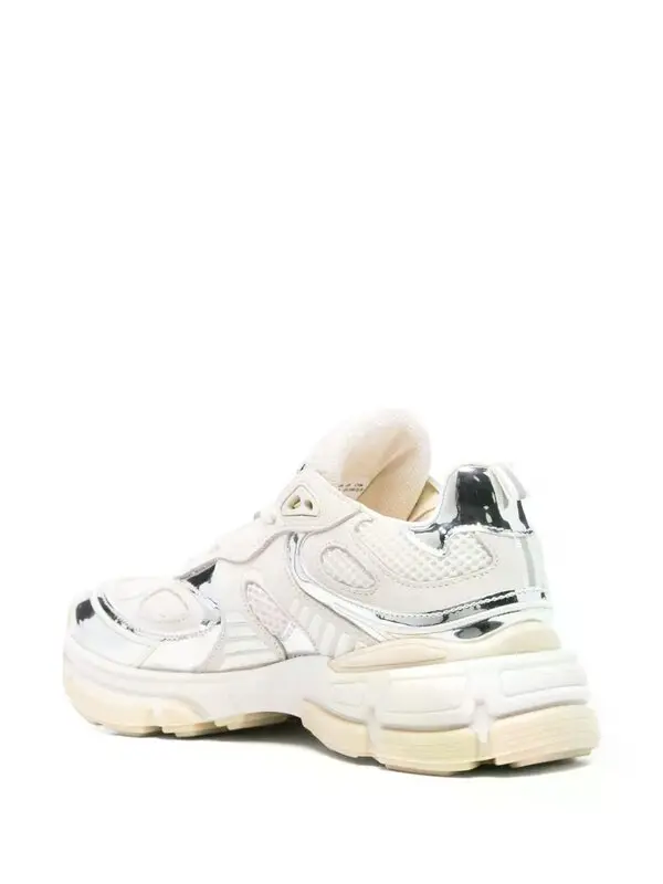 Axel Arigato Metallic-panel Leather Sneakers - Neutrals