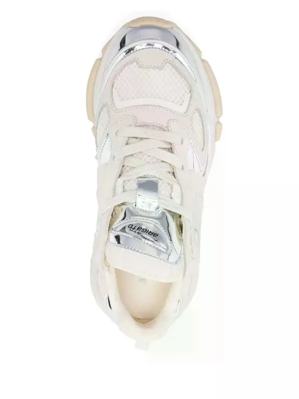 Axel Arigato Metallic-panel Leather Sneakers - Neutrals