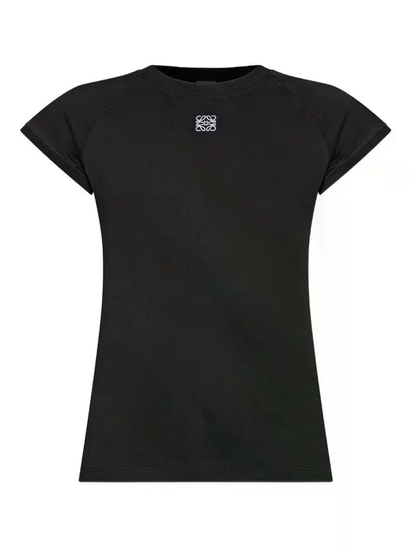 Loewe Anagram-embroidered T-shirt - Black