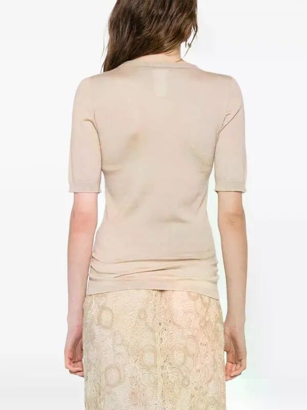 Fabiana Filippi Short-sleeve Cashmere Top