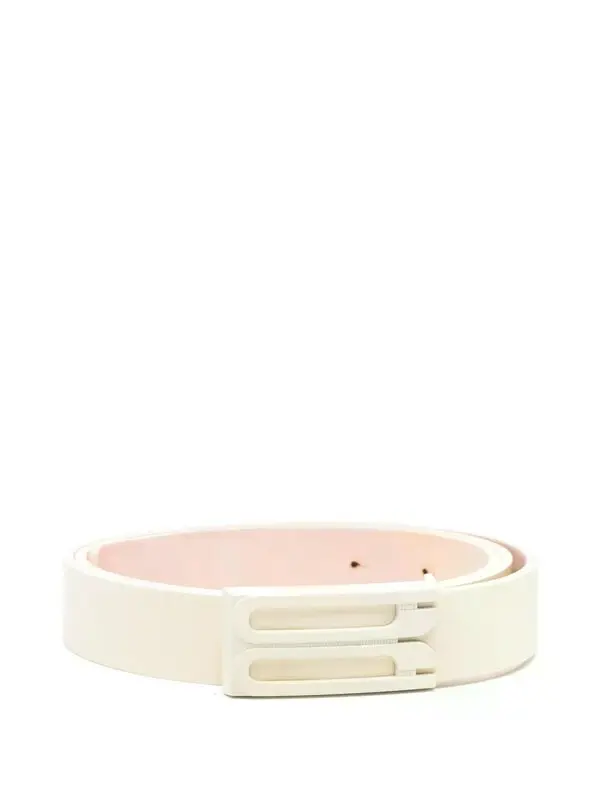Victoria Beckham Leather Belt - White