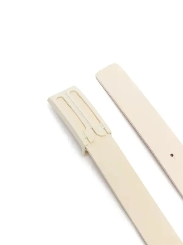 Victoria Beckham Leather Belt - White