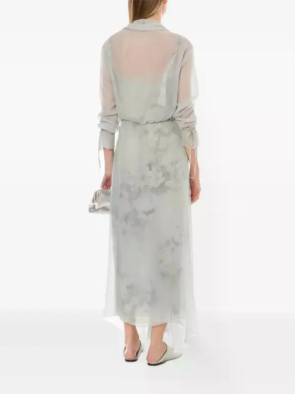 Alberta Ferretti Silk Maxi Dress