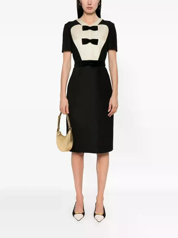 Valentino Garavani Bow-detail Midi Dress