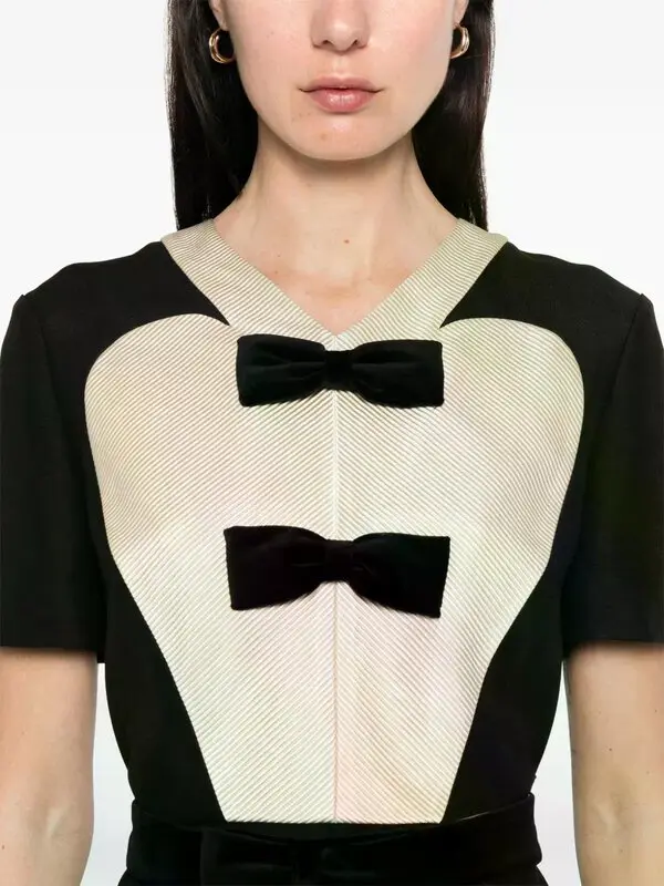 Valentino Garavani Bow-detail Midi Dress