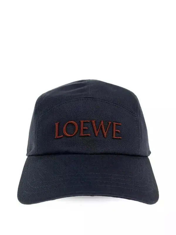 Loewe Logo-embroidered Five-panel Cap - Blue