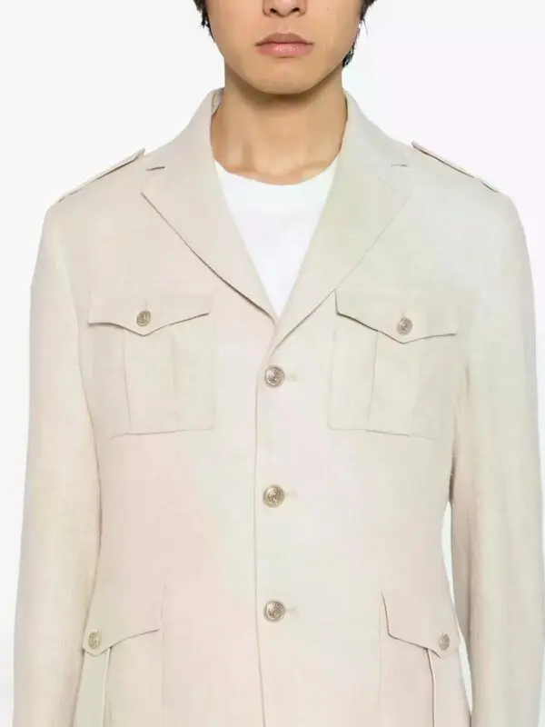 Eleventy Flap-pocket Button Blazer
