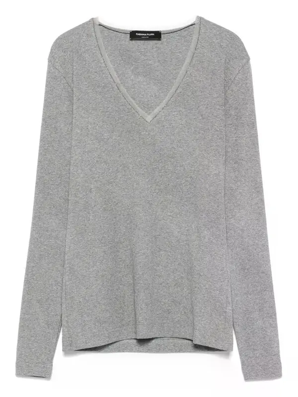 Fabiana Filippi Long-sleeve V-neck Sweater