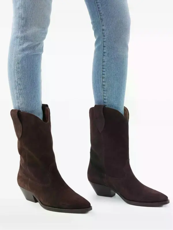 Isabel Marant Étoile Duerto Pointed-toe Boots - Brown