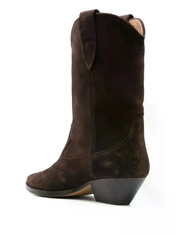 Isabel Marant Étoile Duerto Suede Cowboy Boots - Brown