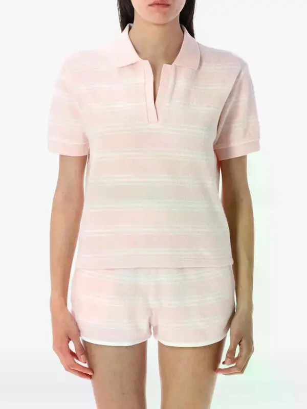 SPORTY & RICH Striped Top - Pink