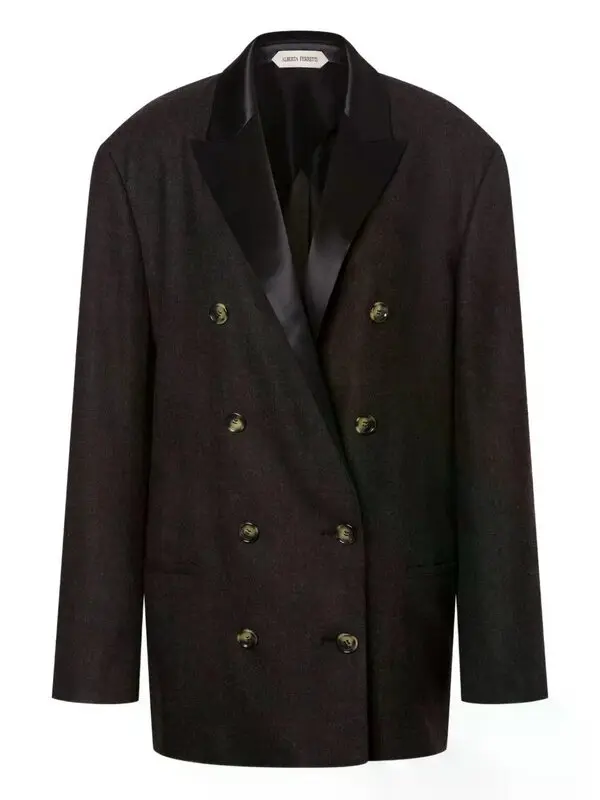 Alberta Ferretti Double-breasted Wool Blazer