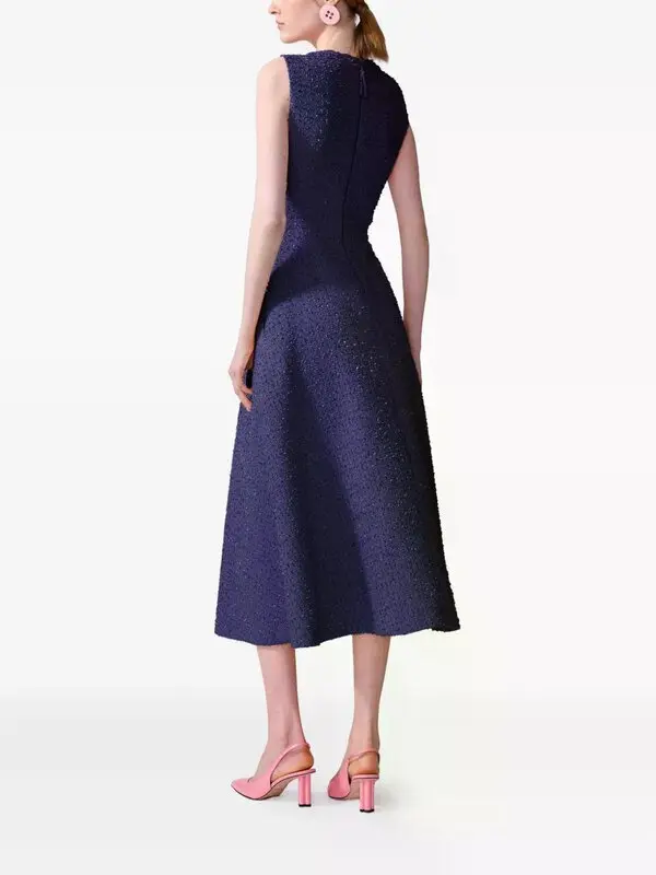 Carolina Herrera Tweed Midi Dress