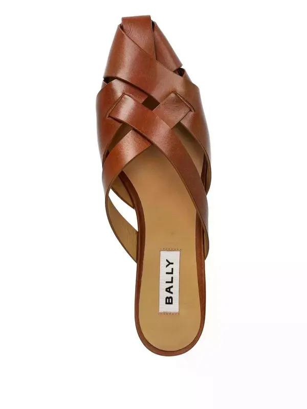 Bally Sylt Brushed Leather Mules