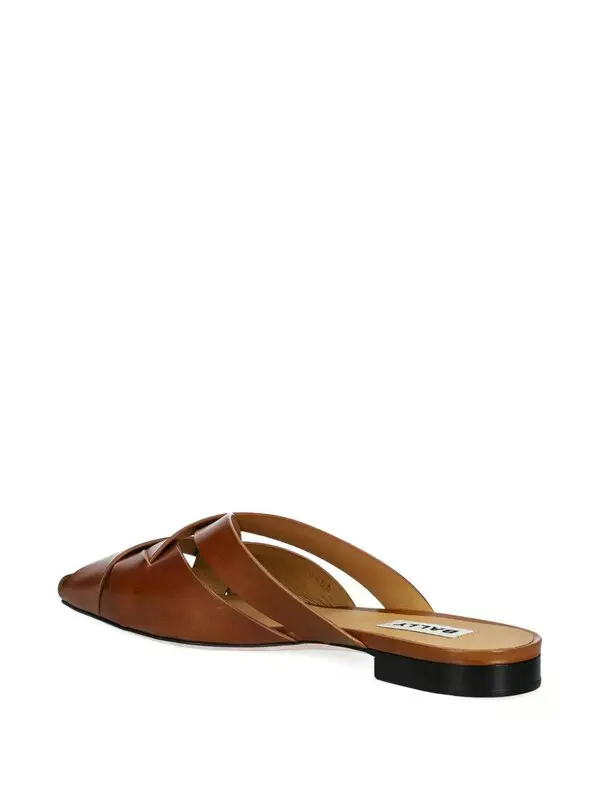 Bally Sylt Brushed Leather Mules