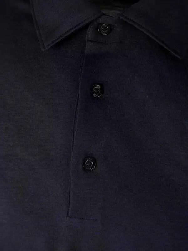 Herno Long-sleeve Polo Shirt - Blue