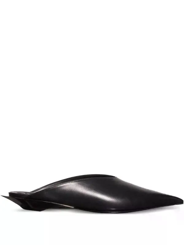 MUGLER Fang Pointed-toe Mules