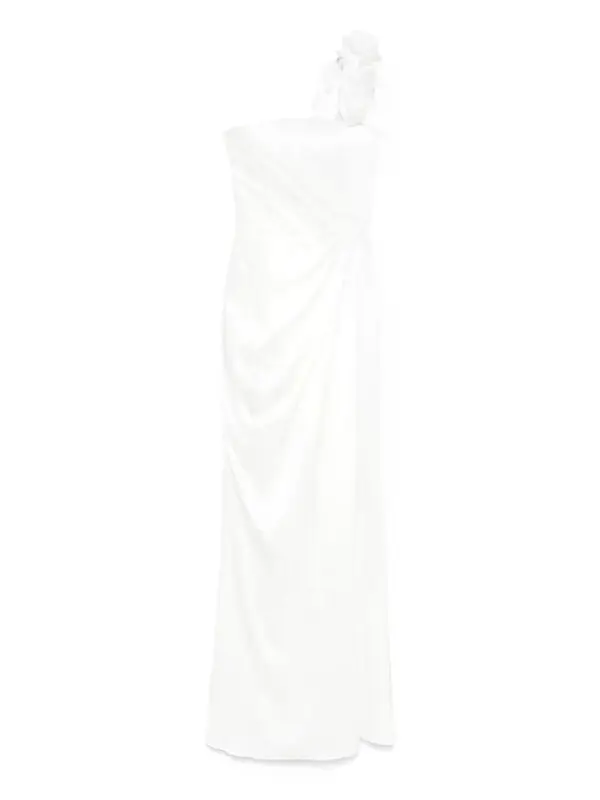 SILK LOVE & LACE Sara Dress - White
