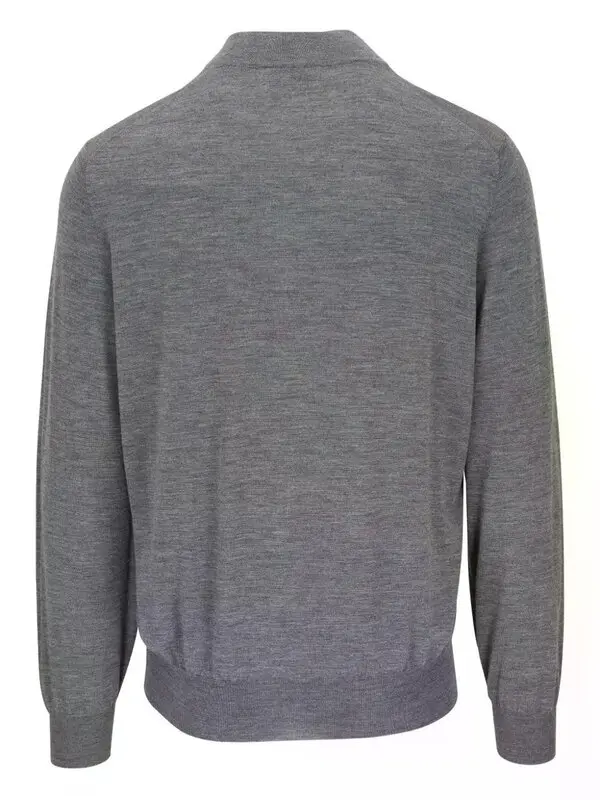 Brunello Cucinelli Zip-detail Sweater - Grey