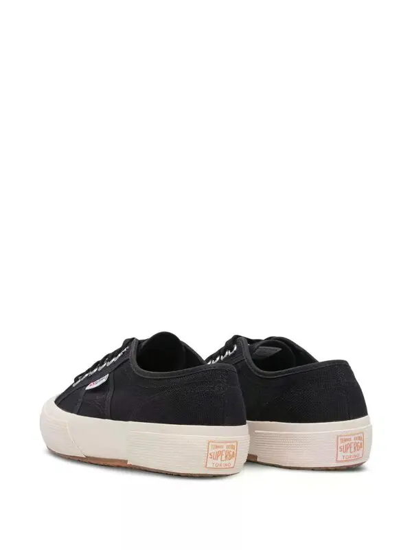 Superga Lace-up Canvas Sneakers - Black