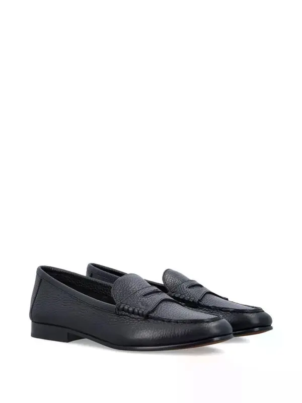 Polo Ralph Lauren Pebbled Leather Loafers - Black - 48% Off  display picture 1