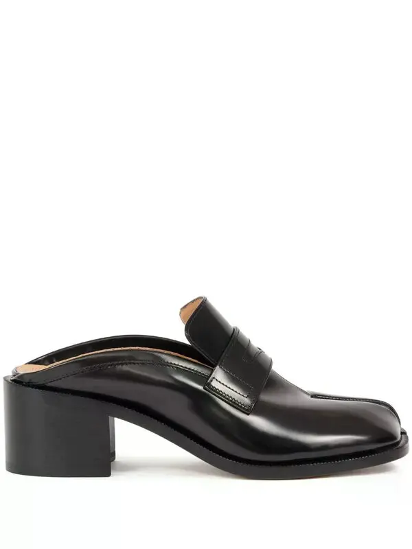 MAISON MARGIELA Tabi City Loafer Mules - Black
