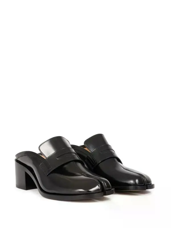 MAISON MARGIELA Tabi City Loafer Mules - Black