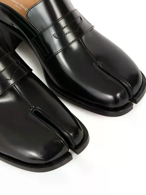 MAISON MARGIELA Tabi City Loafer Mules - Black