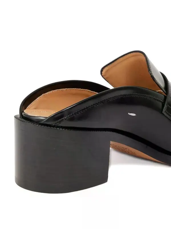 MAISON MARGIELA Tabi City Loafer Mules - Black
