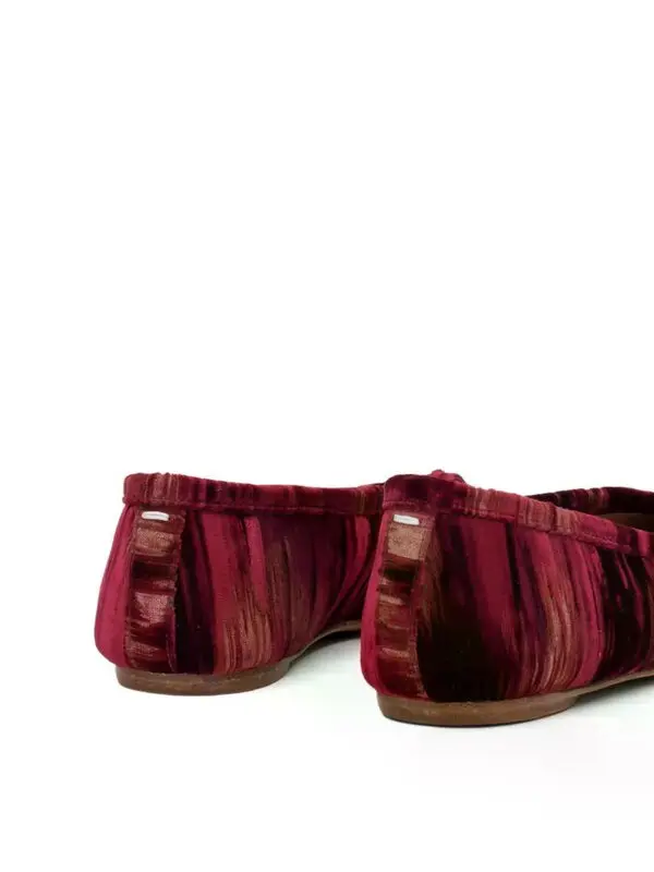 MAISON MARGIELA Tabi Ballet Flats - Red
