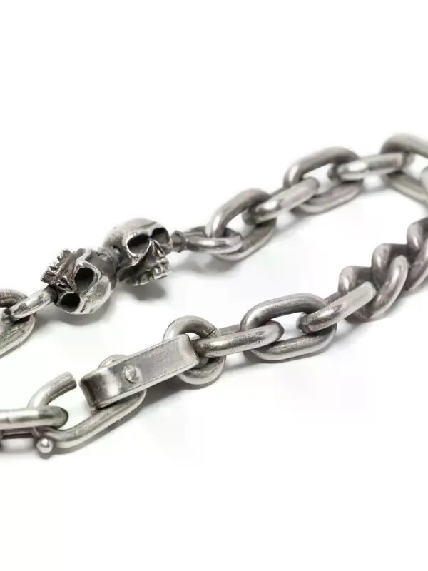 Werkstatt:München Two Skulls Bracelet