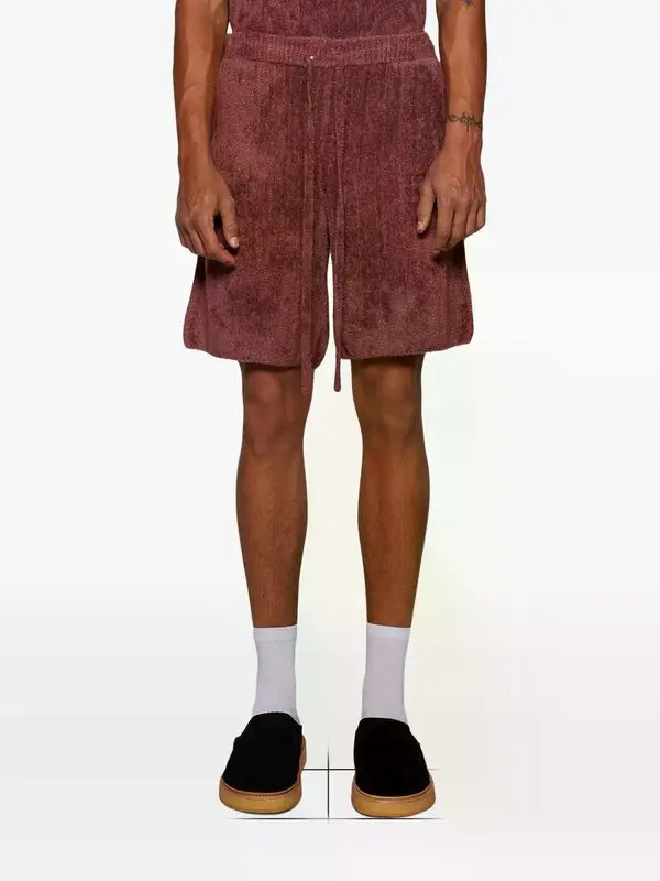 THE ELDER STATESMAN Chenille Shorts