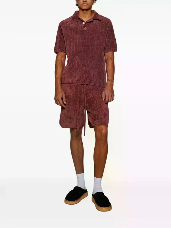 THE ELDER STATESMAN Chenille Shorts