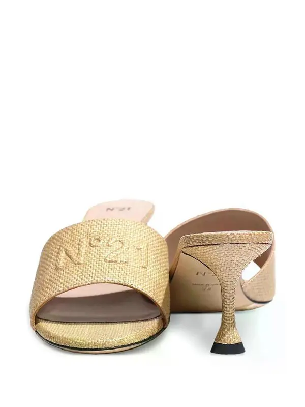 N°21 60mm Logo-embossed Interwoven Sandals