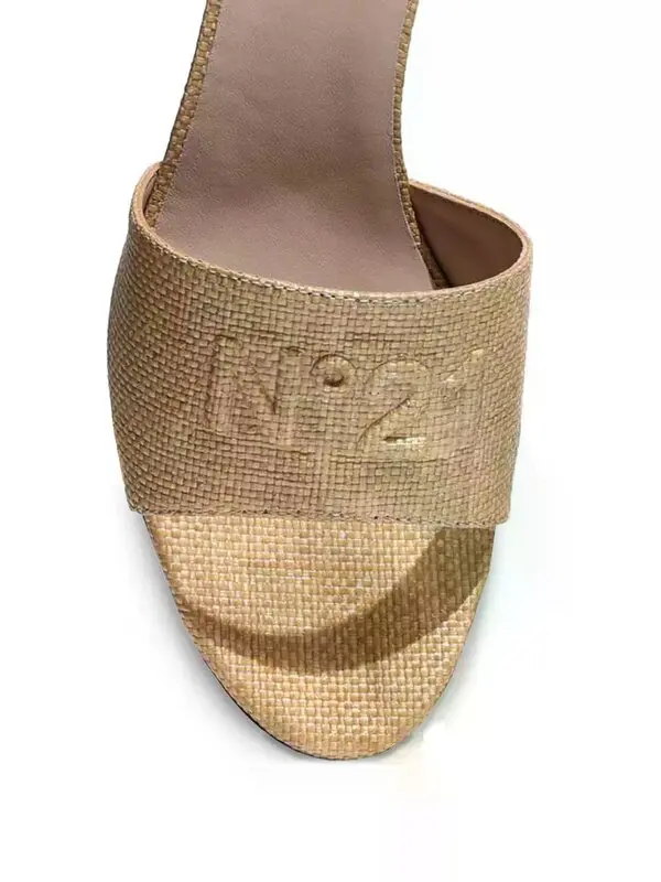 N°21 60mm Logo-embossed Interwoven Sandals