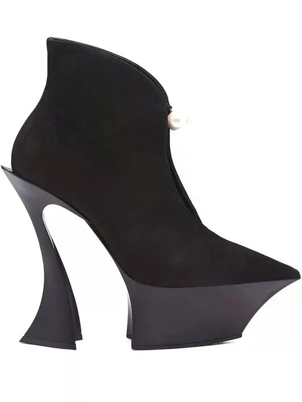 MUGLER 95mm Fang Sculpted-heel Boots