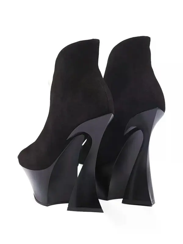 MUGLER 95mm Fang Sculpted-heel Boots