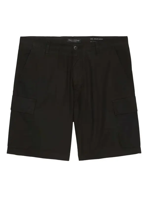 Marc O'polo Cotton Cargo Shorts - Black