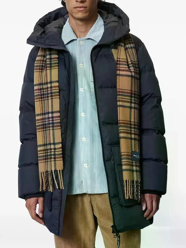Marc O'polo Hooded Puffer Jacket - Blue