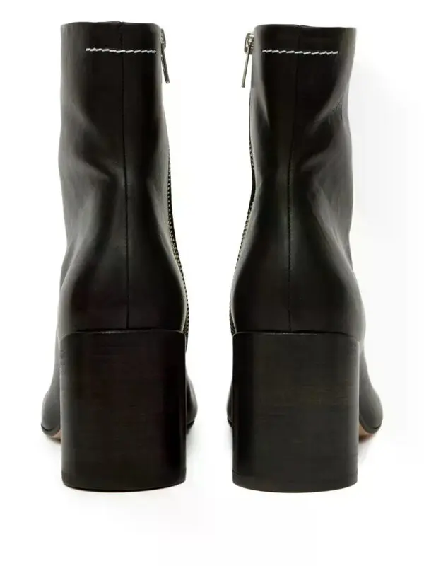 MAISON MARGIELA 70mm Anatomic Block-heel Ankle Boots - Black
