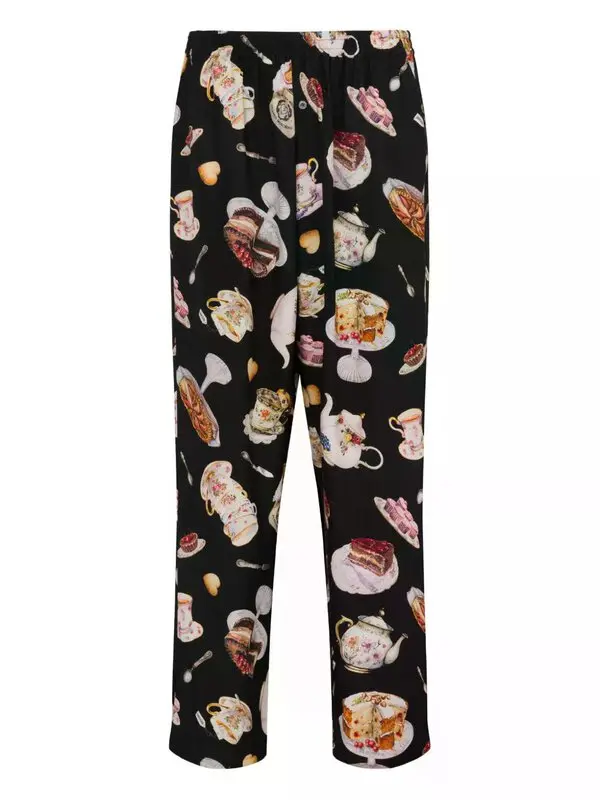 Moschino Printed Trousers