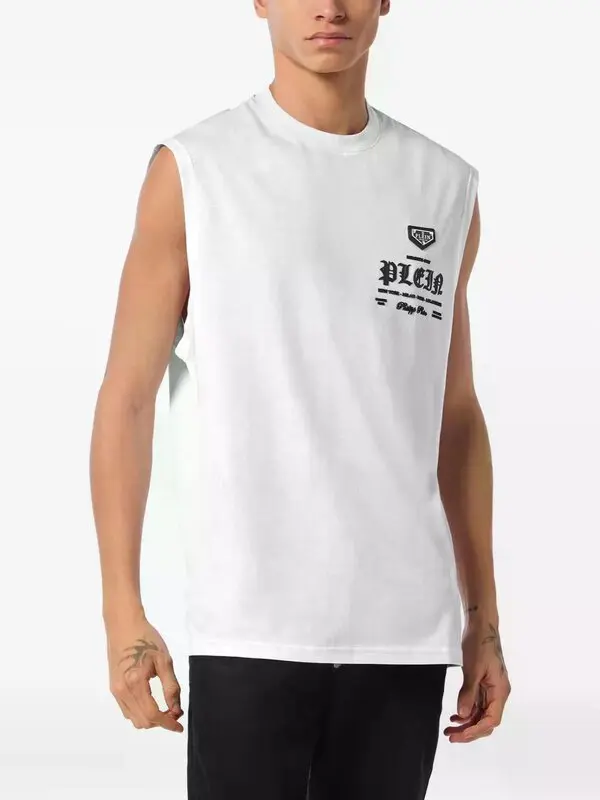 Philipp Plein Logo-appliqué Top