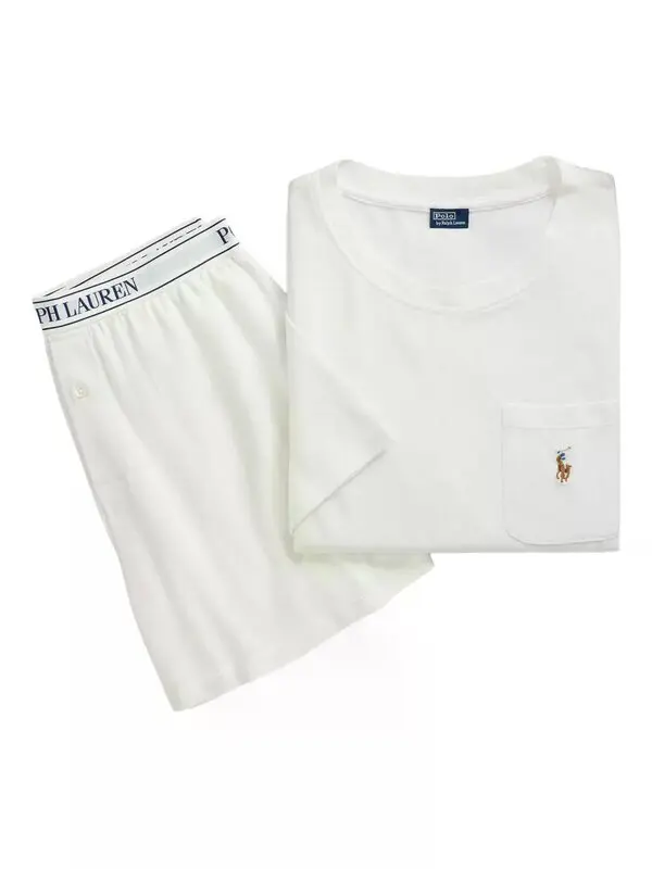 Polo Ralph Lauren Cotton Pyjama Set - White
