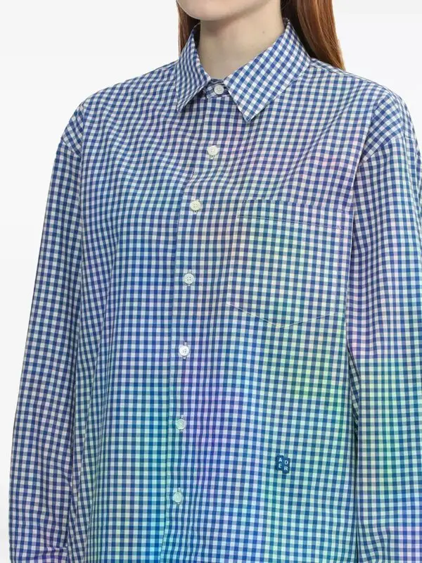 ADER ERROR Gingham-check Shirt