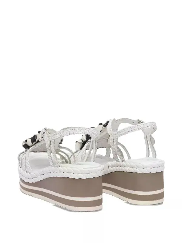 TONI PONS Braided Wedge Sandals