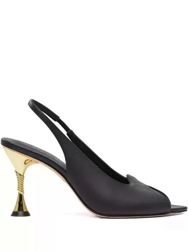 Studio Amelia 90mm Helix Slingback Pumps