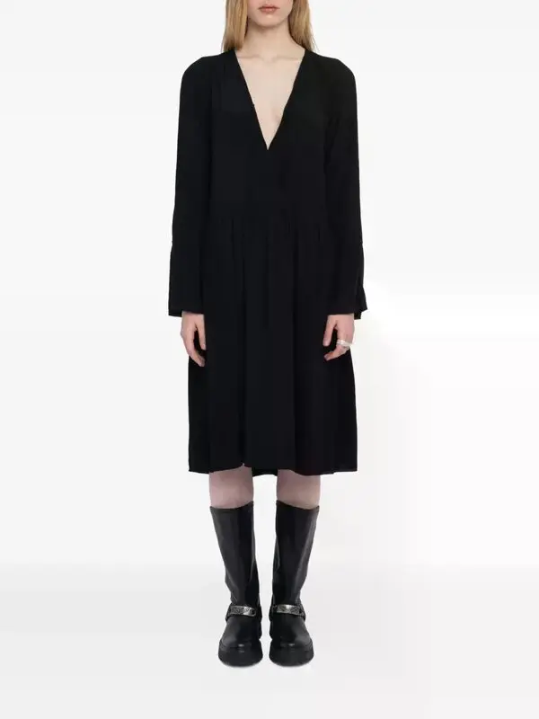 Zadig&Voltaire Rinas Midi Dress - Black