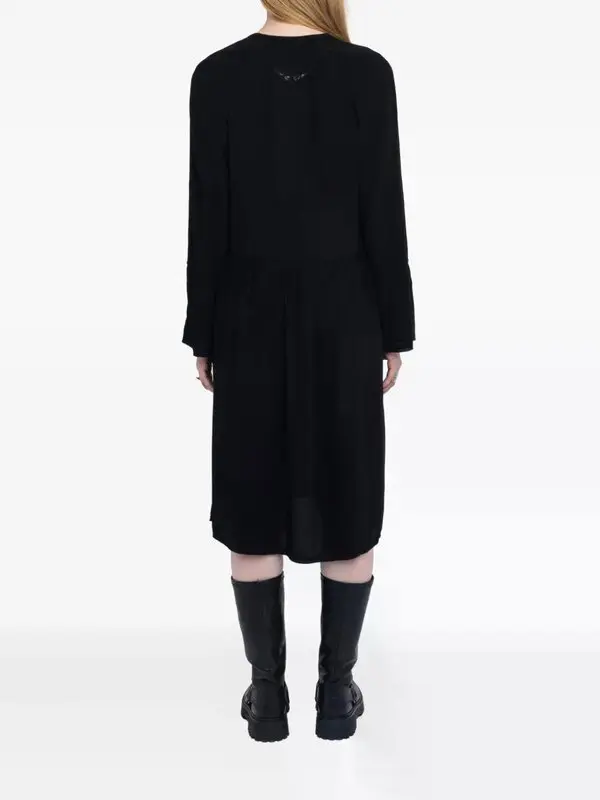 Zadig&Voltaire Rinas Midi Dress - Black